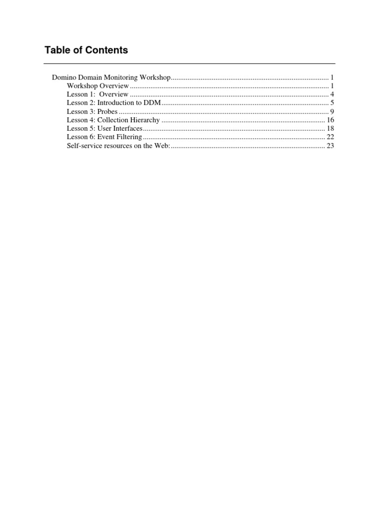 Domino Domain Monitoring | PDF | Ibm Notes | Databases