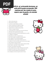 100 Razones para Amarla y 1 para Irme PDF | PDF