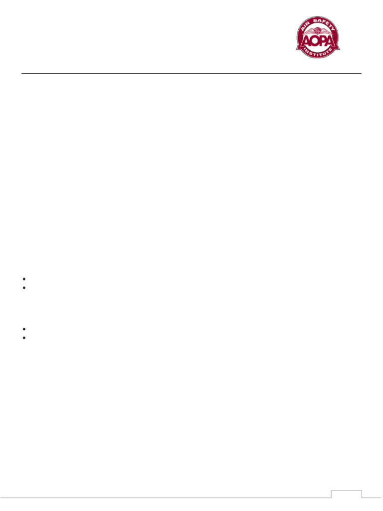 ASI - PBF - Personal Minimums Checklist and Recommendations | PDF ...