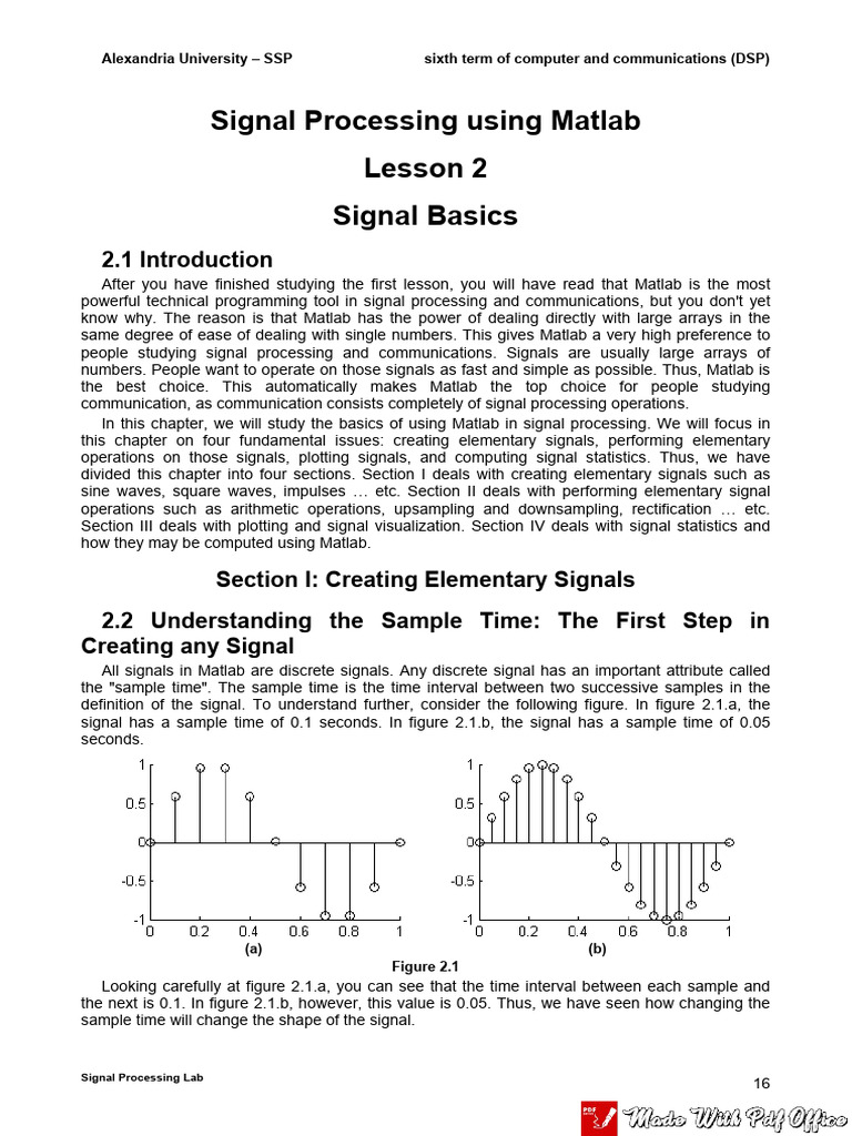 signals | PDF | Function (Mathematics) | Phase (Waves)