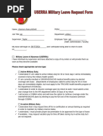 Leave Instruction | PDF | Military Discharge | United States Department ...