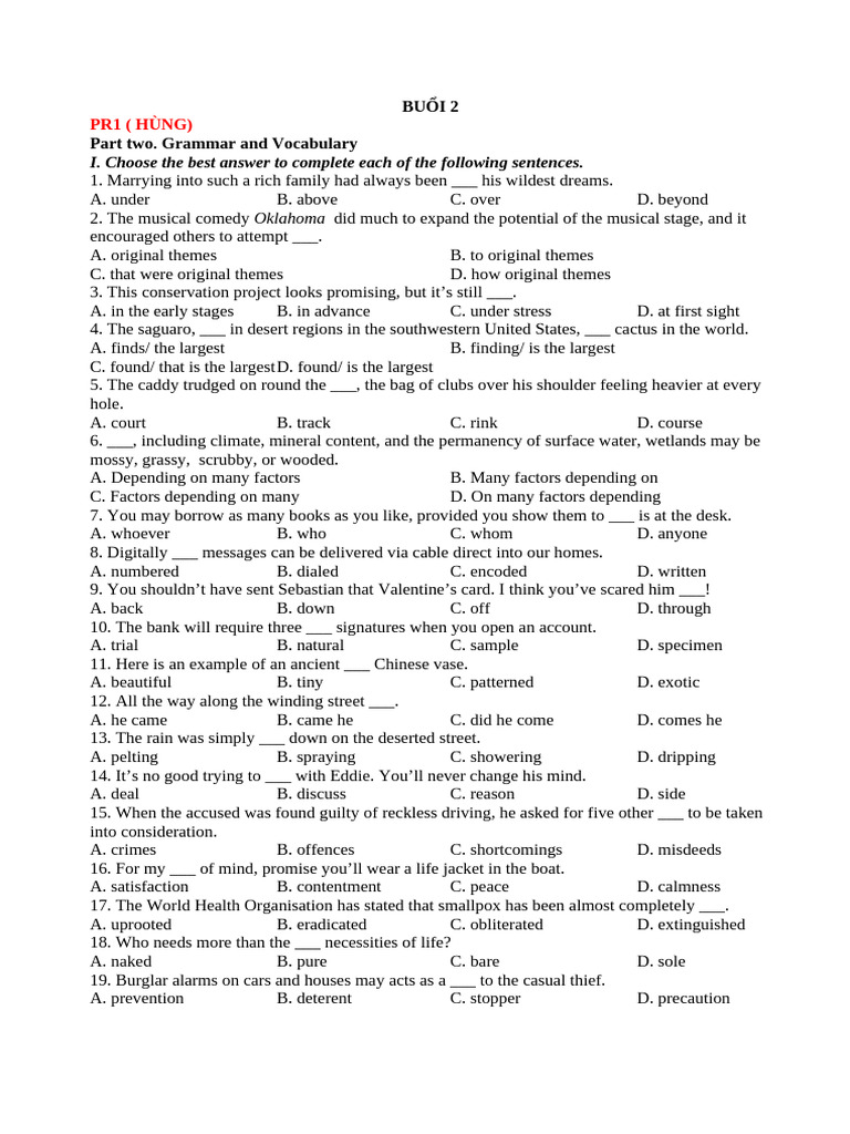 Đề luyện HSG tỉnh | PDF | Sleep | Rock (Geology)
