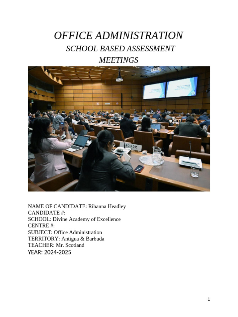 OFFICE ADMINISTRATION Sba Draft 2 | PDF | Questionnaire | Human Resources