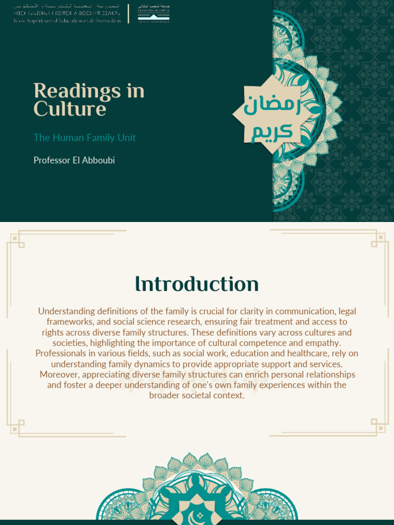 Understanding Family Dynamics and Definitions | PDF | Genesis Creation ...