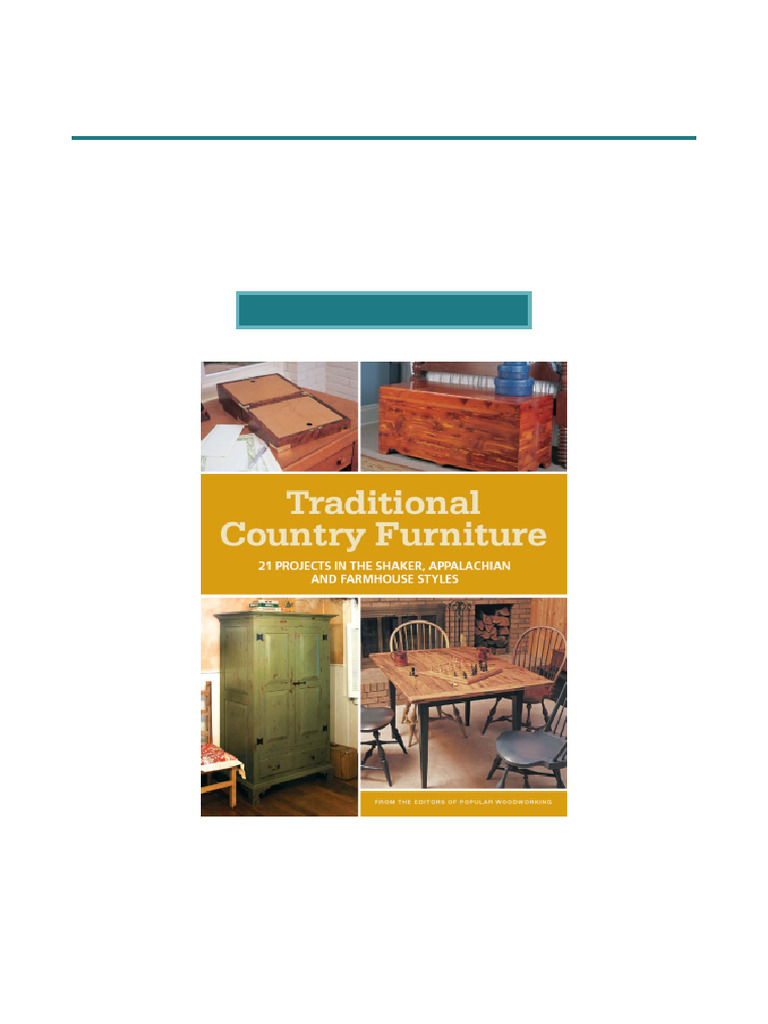 Best Offer Traditional Country Furniture 21 Projects in The Shaker ...