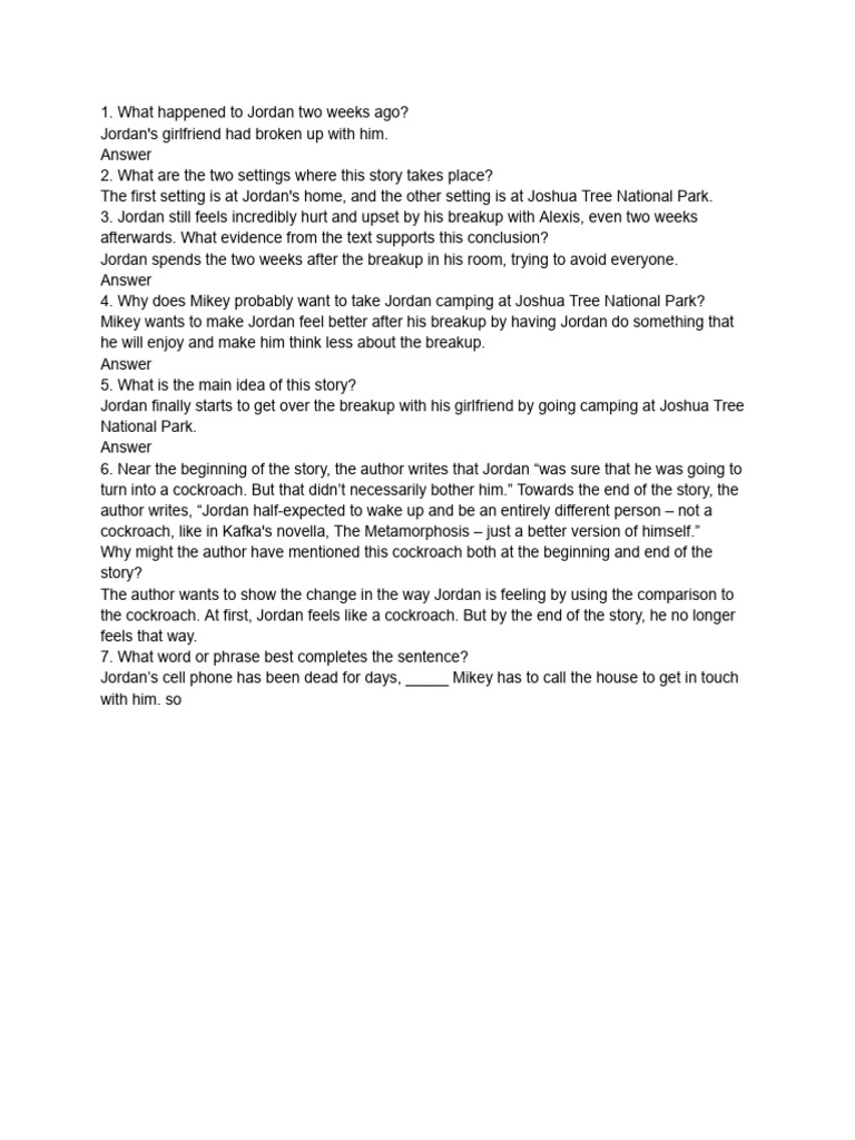 Readworks Answers #2 | PDF