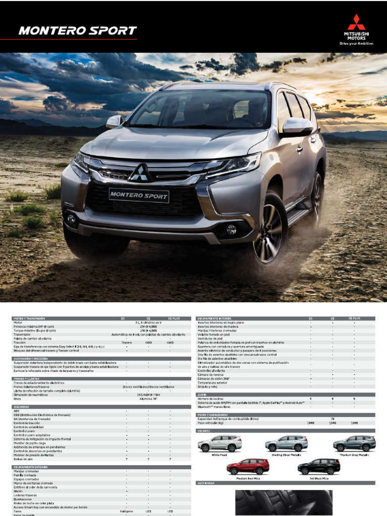 Montero Sport Ficha | PDF
