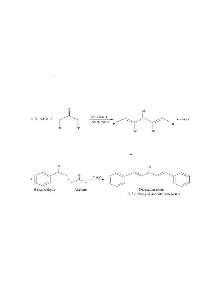 Aldol Condensation Experiment | PDF | Aldehyde | Chemical Reactions
