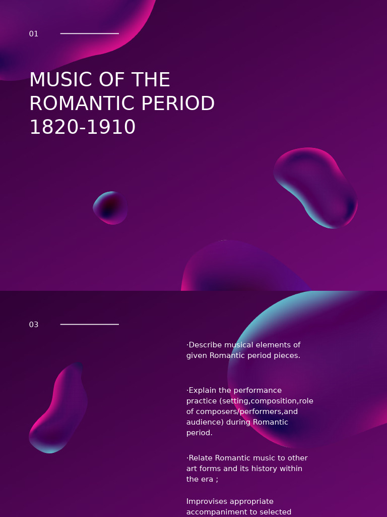 Romantic Period Music Overview | PDF | Frédéric Chopin | Pyotr Ilyich ...