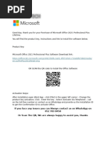 MS Project 2021 Install Guide | PDF