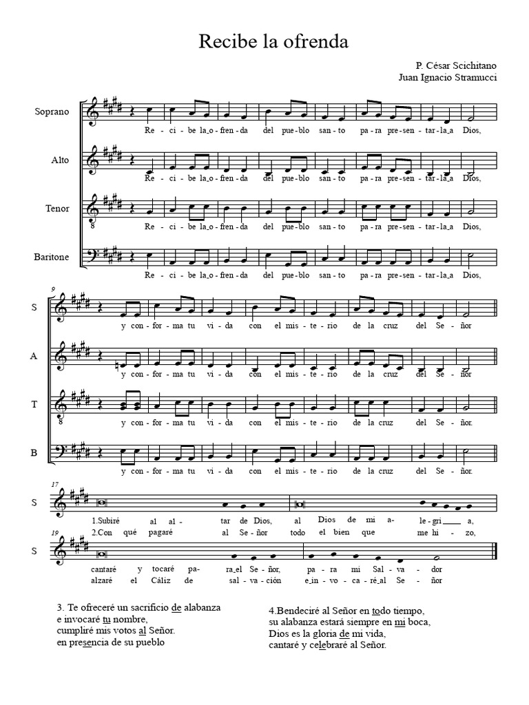 Recibe La Ofrenda | PDF