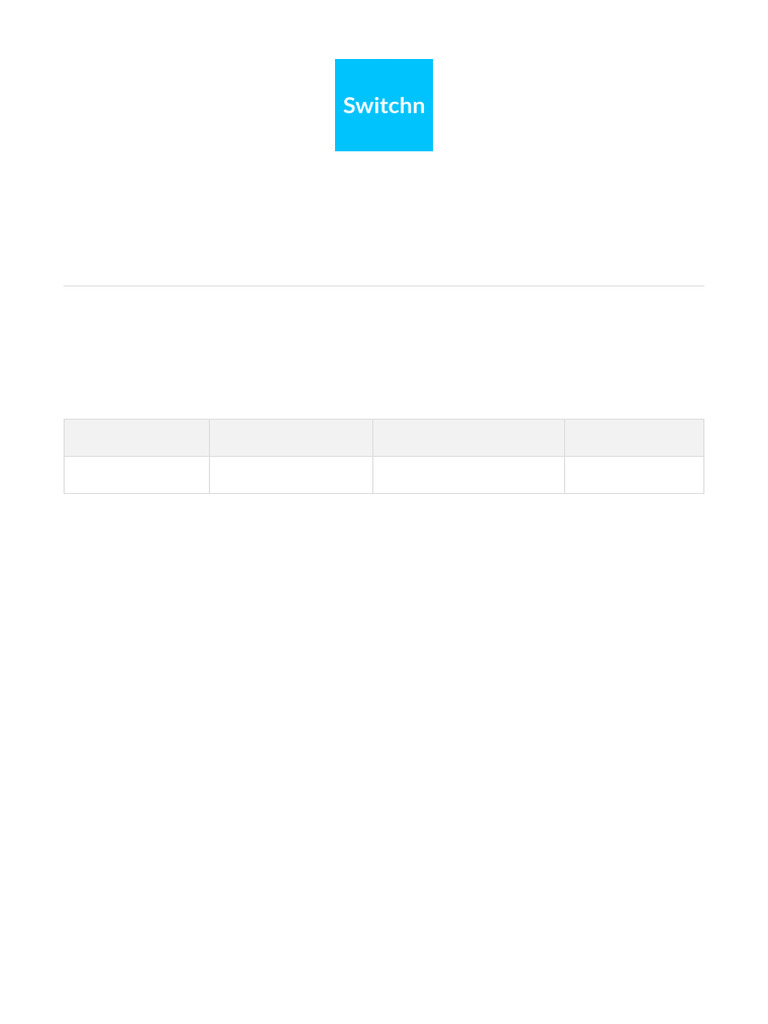 1241107_Switchn | PDF