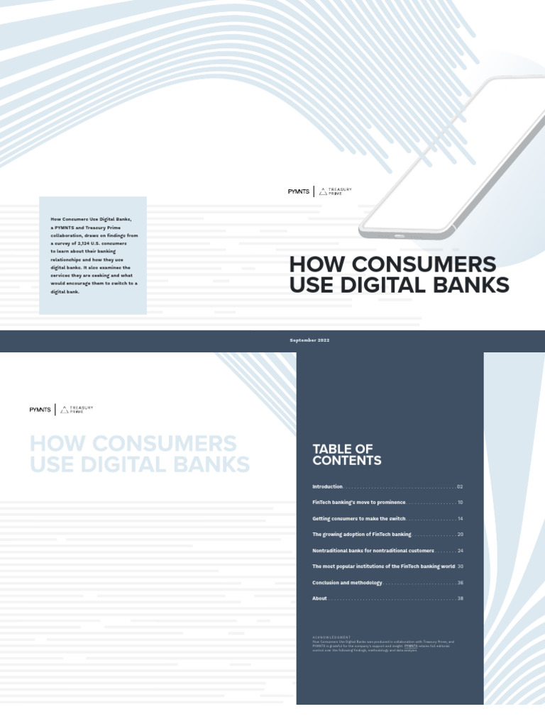 How Consumers Use Digital Banks Sep2022 1665305374 | PDF | Paycheck | Banks