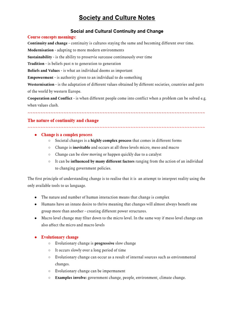 Year 12 Notes Society and Culture Class Notes | PDF | Conformity | Taliban