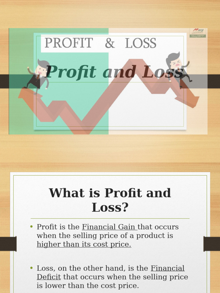 Understanding Profit and Loss Basics | PDF