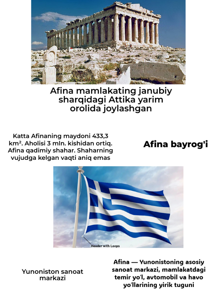 Yunoniston Haqida Malumot | PDF