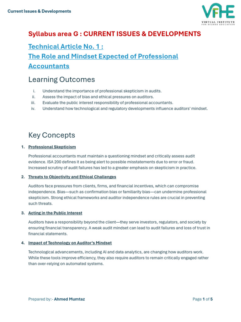 AAA CURRENT ISSUES | PDF | Audit | Financial Audit