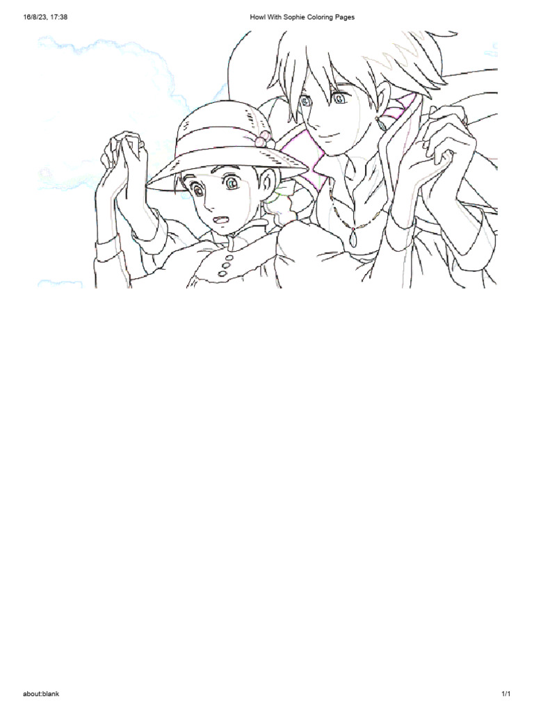 Howl With Sophie Coloring Pages | PDF