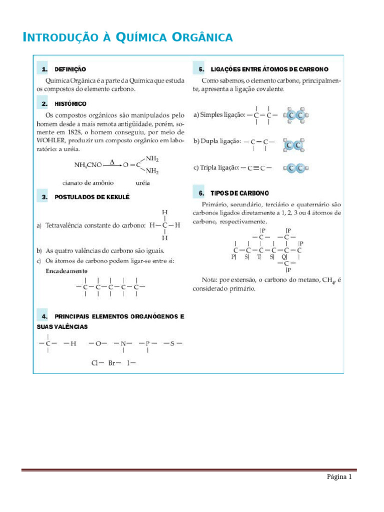 Exercicios Sobre Quimica Organica. | PDF