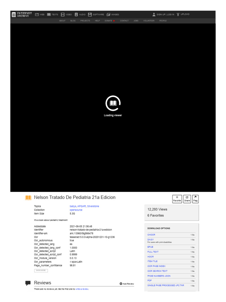 Archive Org Details Nelson Tratado de Pediatria 21a Edicion | PDF | Computing | Software