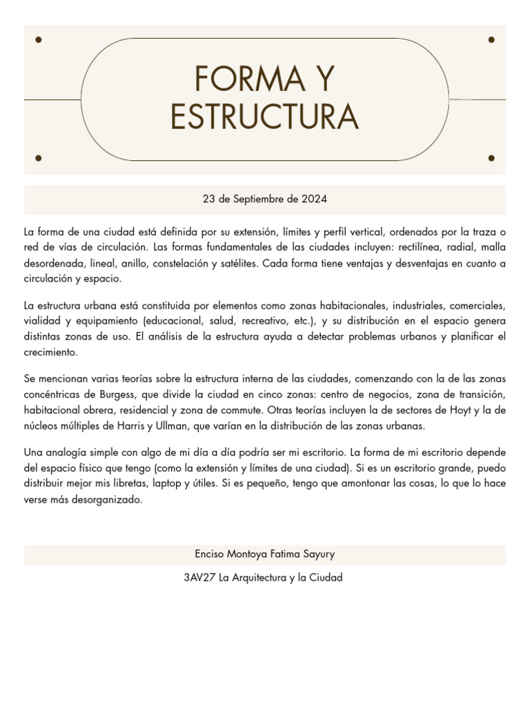 Forma y Estructura | PDF