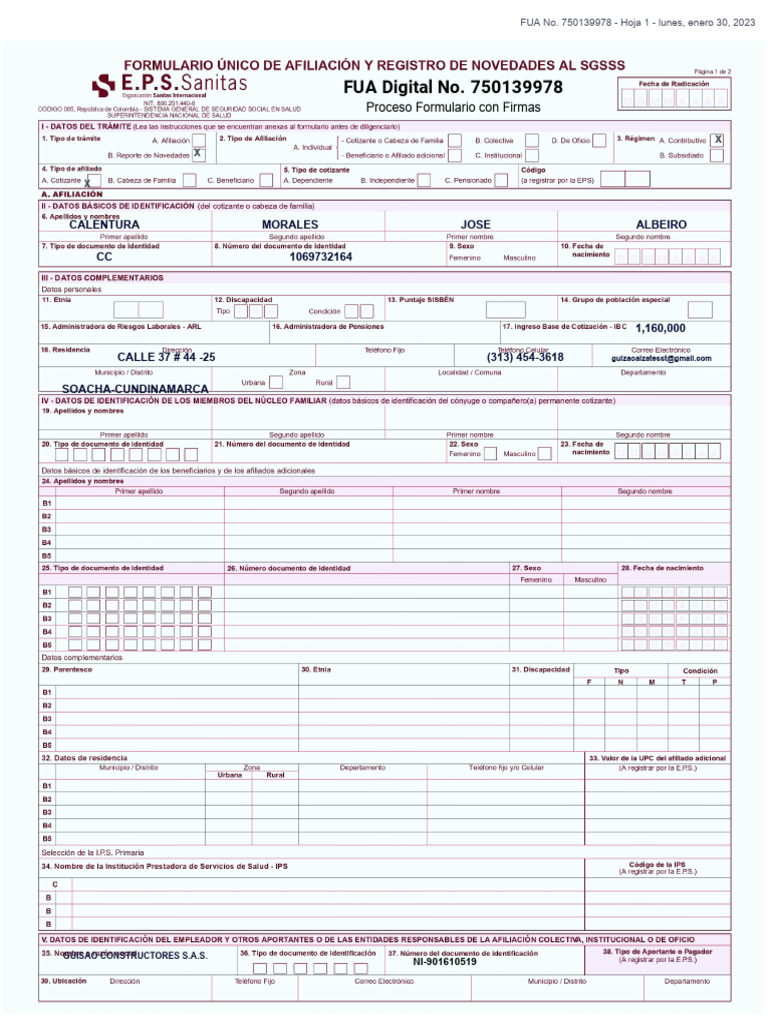 FUA - 750139978 - SIN Carta de Derechos | PDF