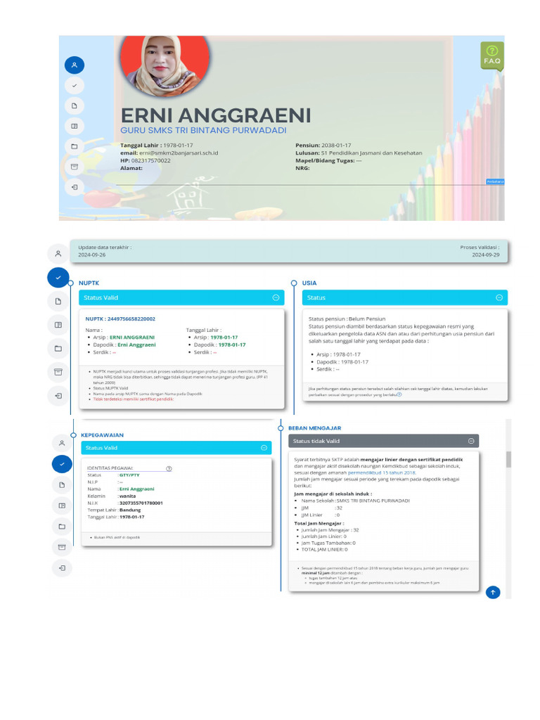Dokumen Bu Erni PLPG | PDF