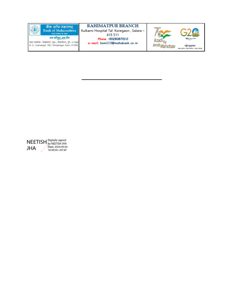 No Dues Vaibhav Mane | PDF