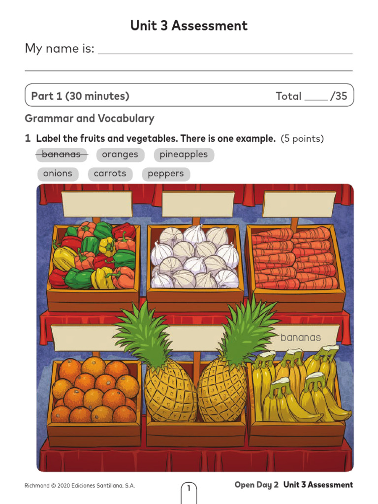 Open Day 2 Assessment unit 3 | PDF | Edible Plants | Food Ingredients