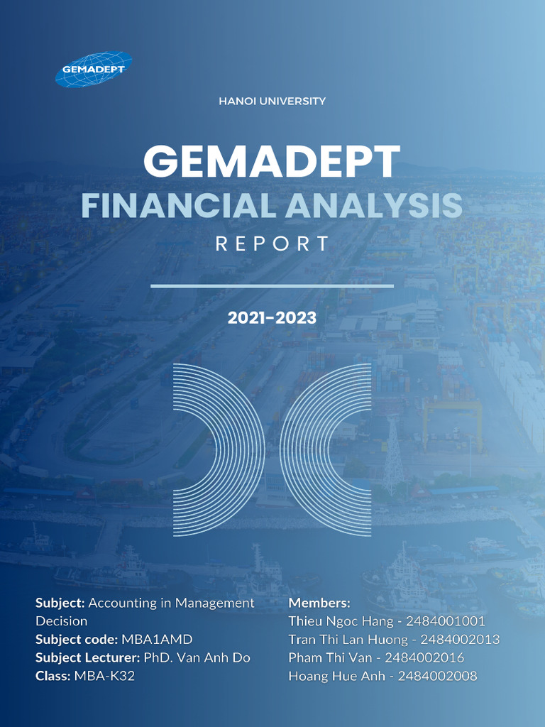 Gemadept Financial Analysis 2021-2023 | PDF | Capital Structure | Logistics
