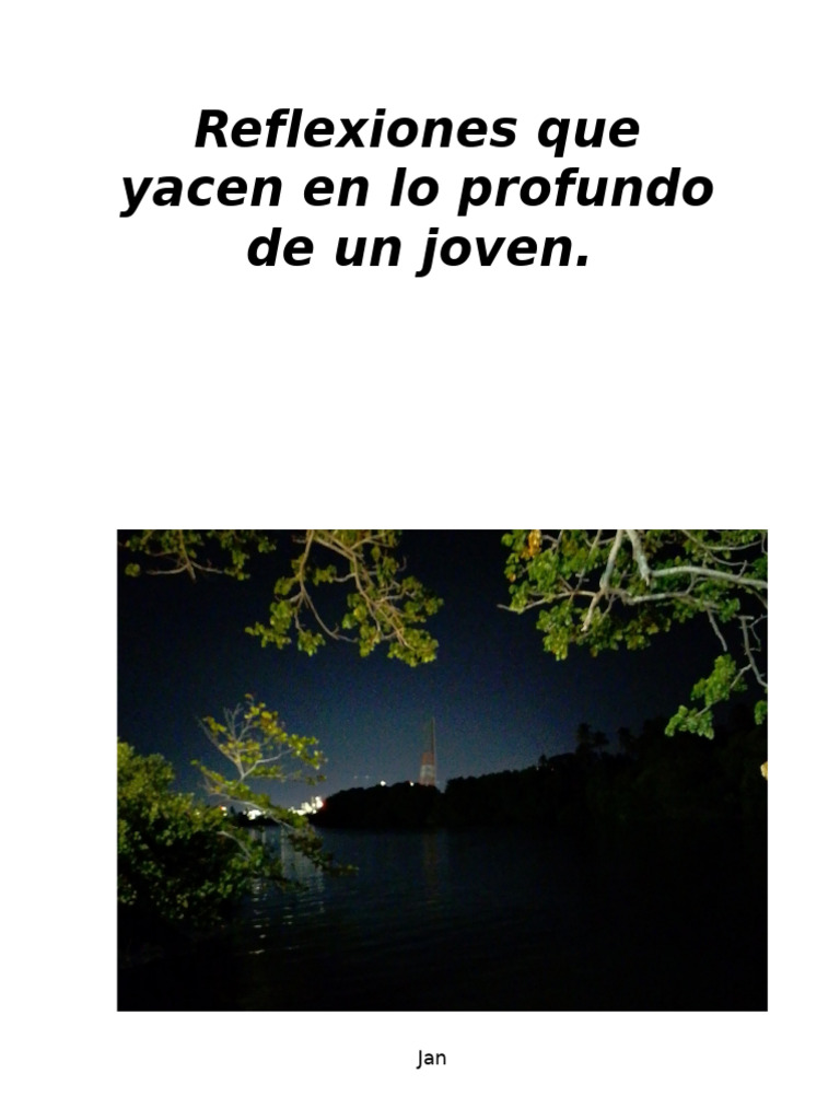 Reflexiones Que Yacen en Lo Profundo de Un Joven. | PDF | Amor | Sicología