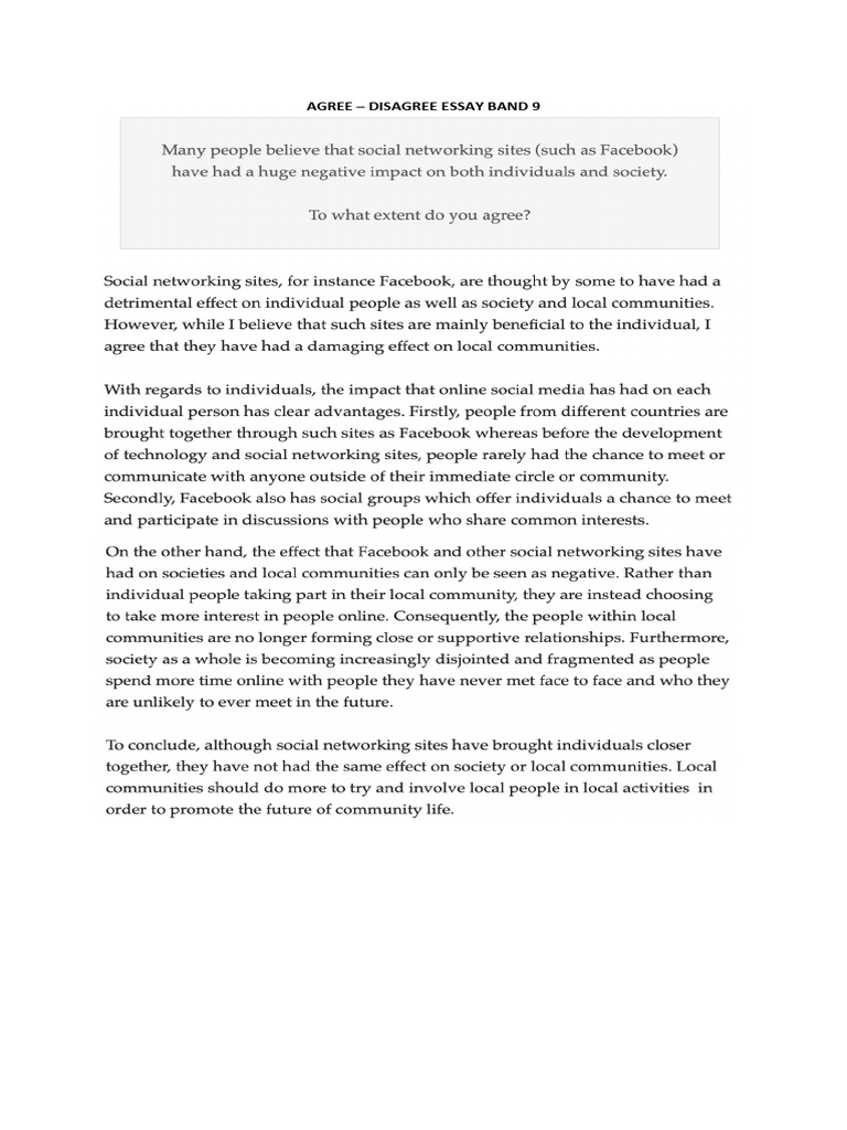 Writing Task 2 Sample Answers | PDF