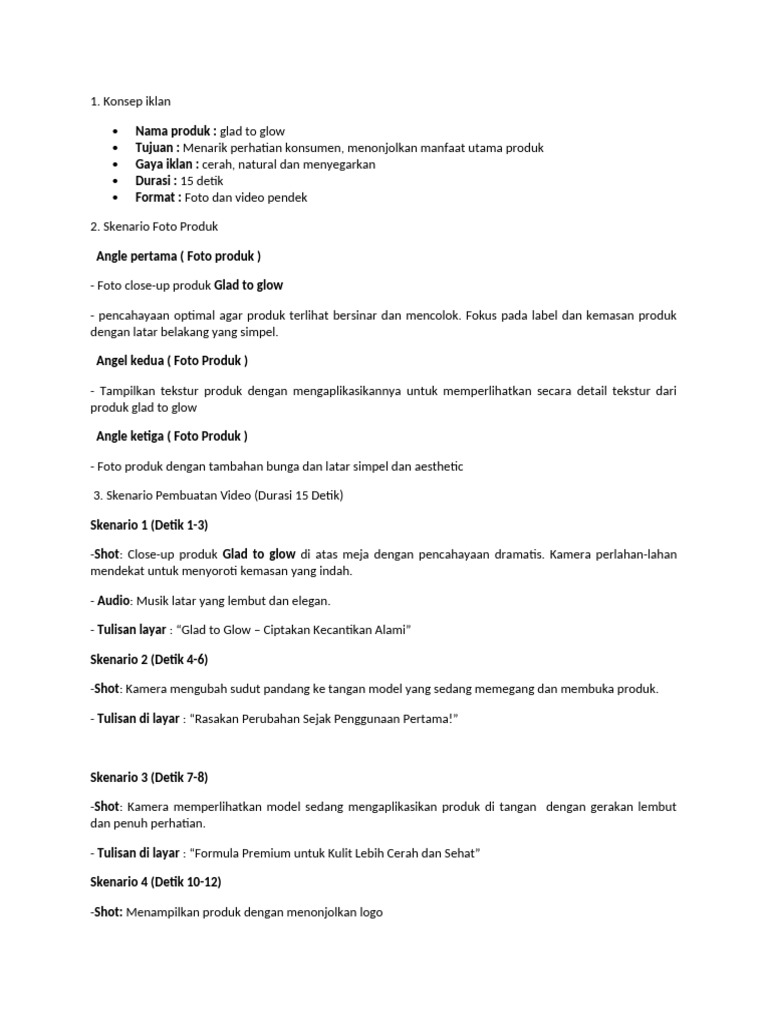 Perencanaan Iklan Ayu XII-A | PDF