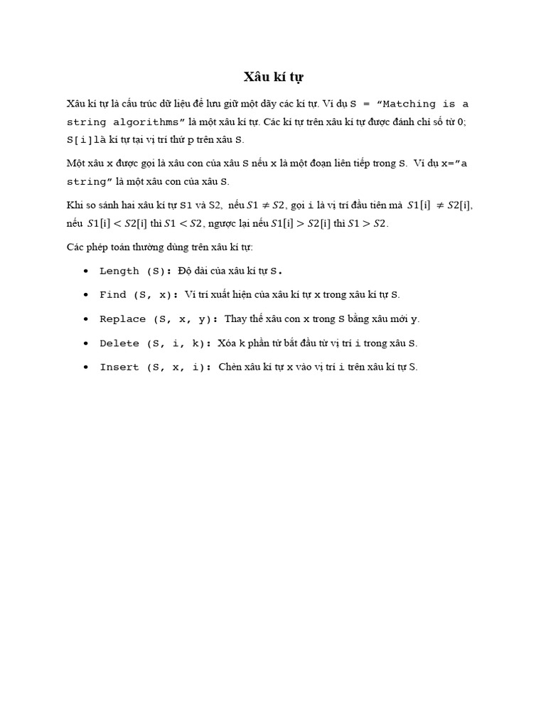 03 String Lecture | PDF