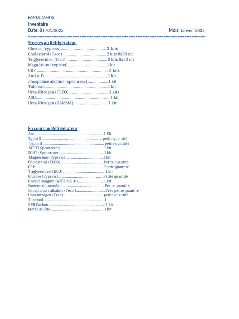 Inventaire du mois de janvier 2025_031335 | PDF