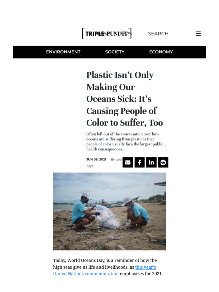 5-Plastic Isn't Only Making Our Oceans Sick - It's Causing People of ...