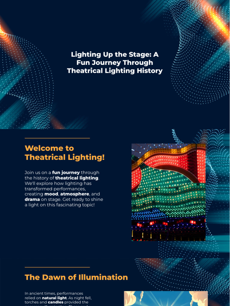 Theatrical Lighting History Explained | PDF | Lighting | Interior Design