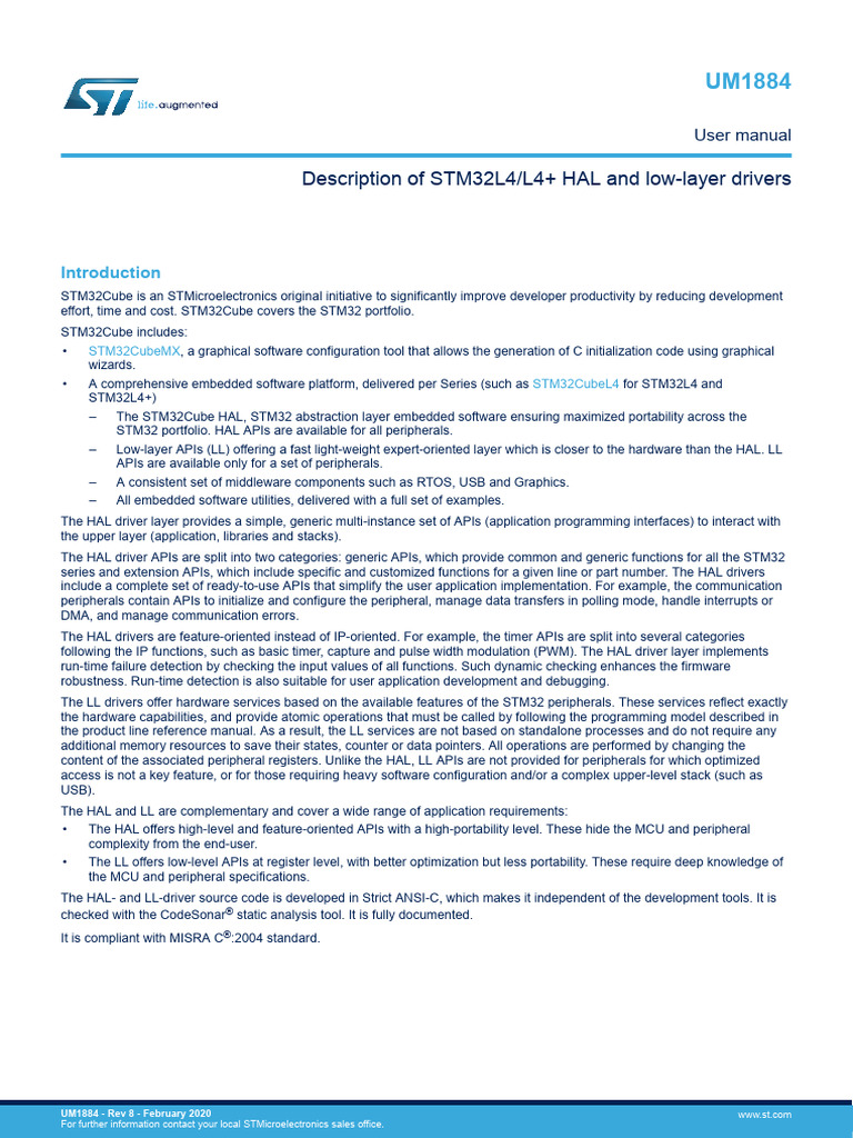 Hal Manual | PDF | Microcontroller | Embedded System