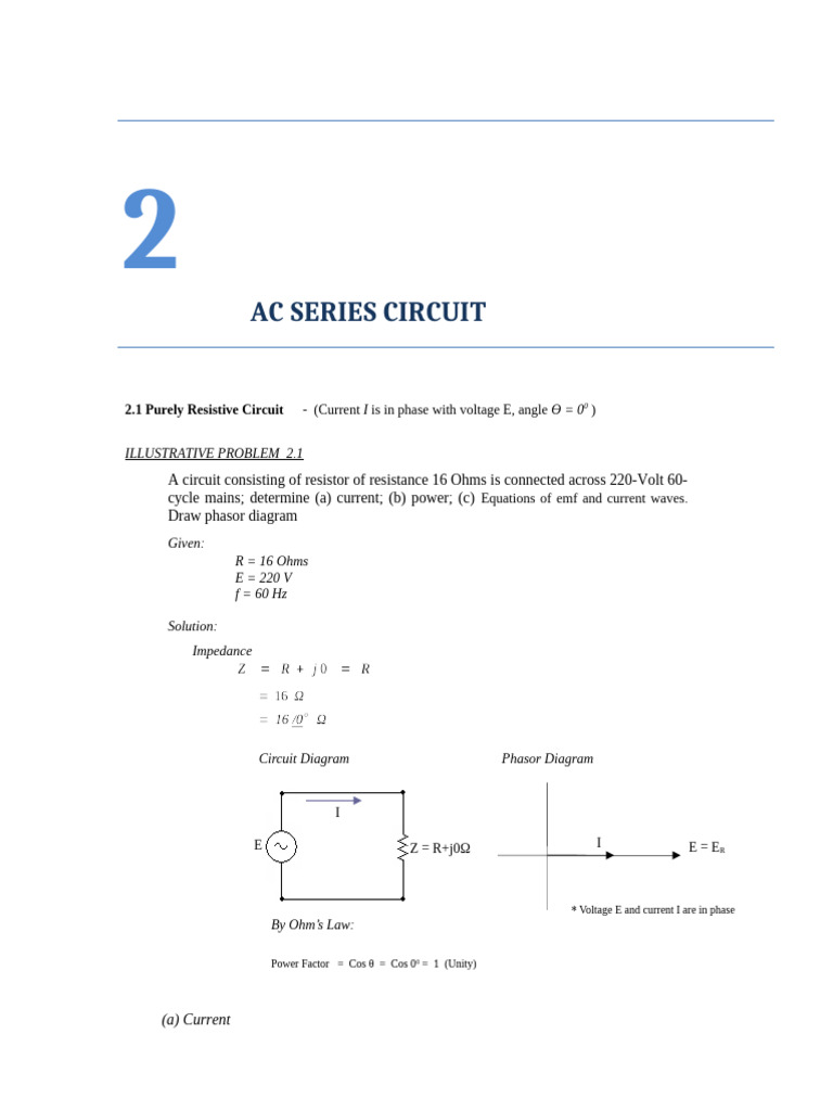 2 Module 2 Series Circuits | PDF | Electrical Impedance | Ac Power