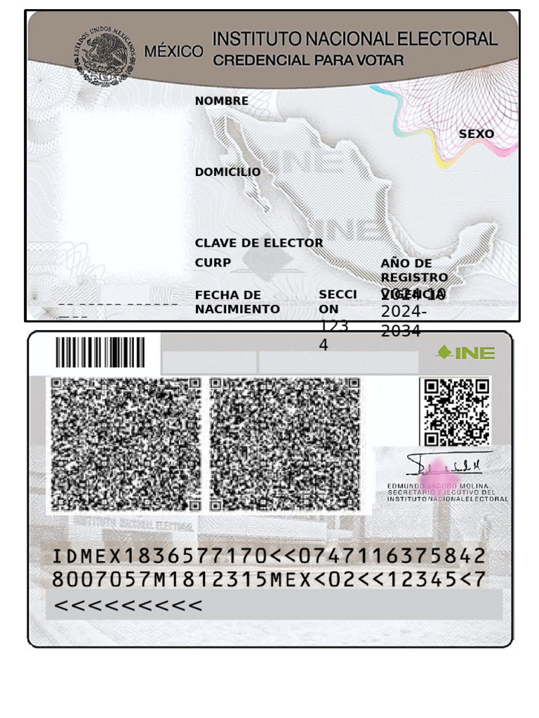 Documento de Registro Electoral | PDF