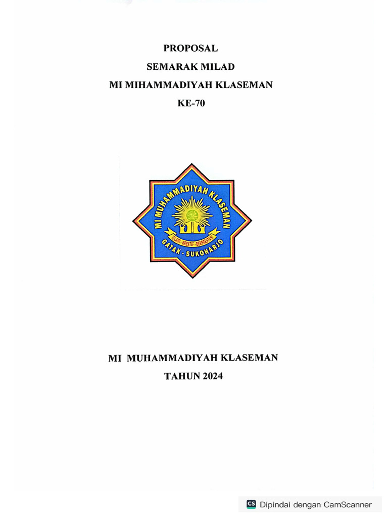 Proposal Millad 70 | PDF