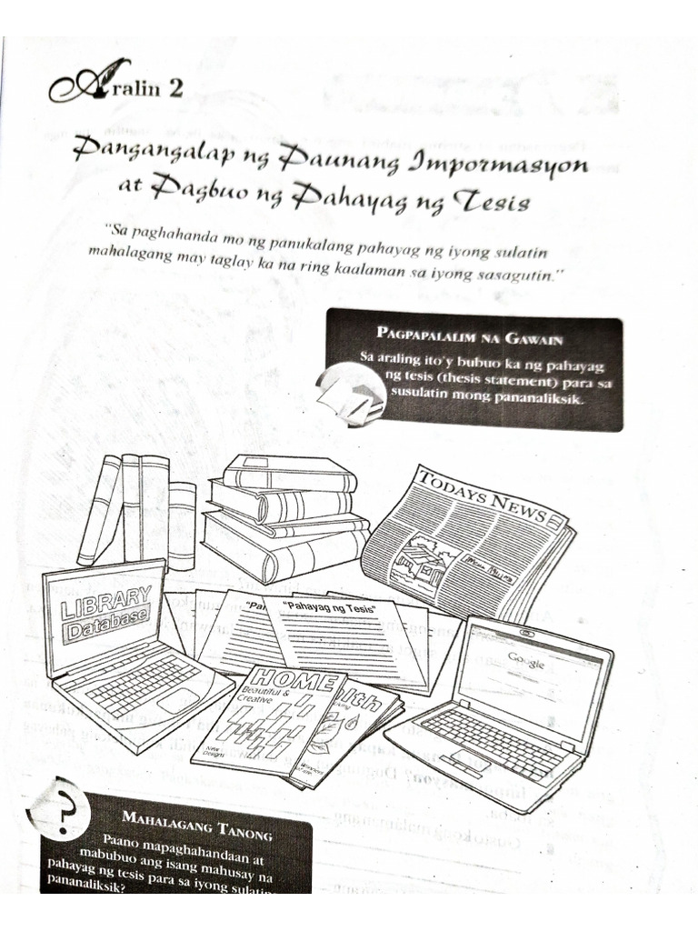 Pagbasa4th Aralin 2 | PDF