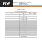 Barangay Directory | PDF