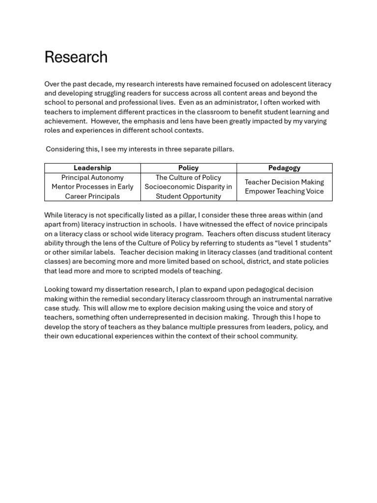 2025 Annual Review Narratives | PDF | Teachers | Literacy