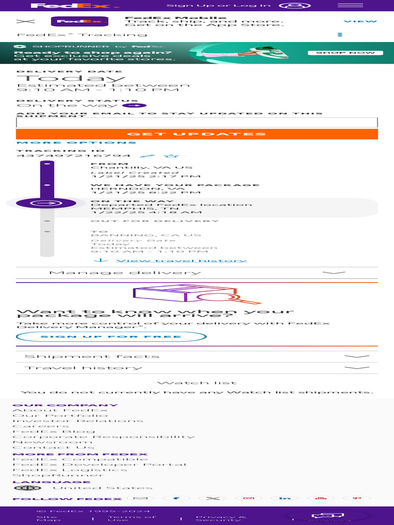 Detailed Tracking | PDF