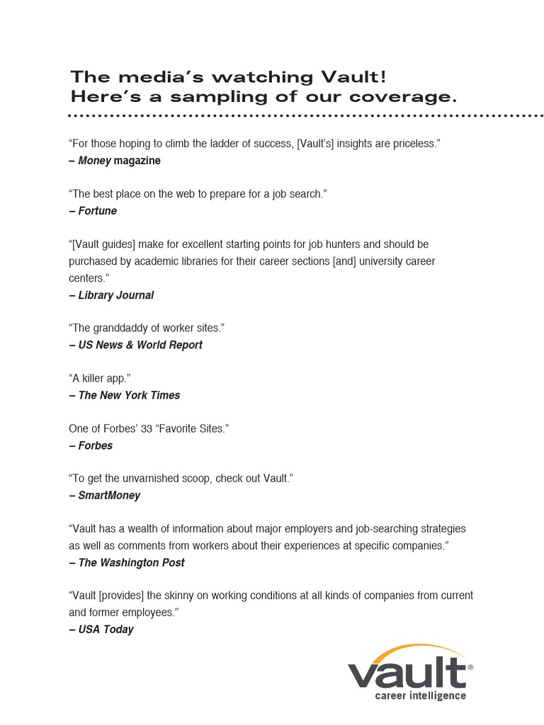 Vault Finance Interviews Practice Guide2012 1 | PDF | High Yield Debt ...