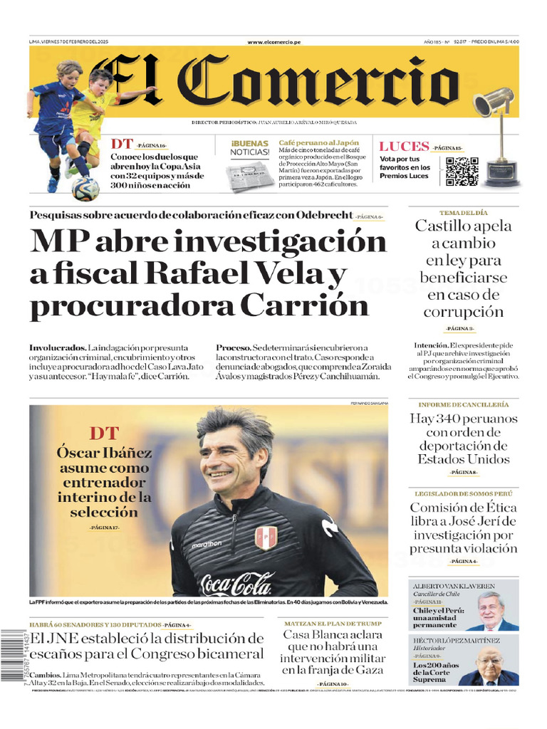 El Comercio, Viernes 7 Febrero, 25 | PDF