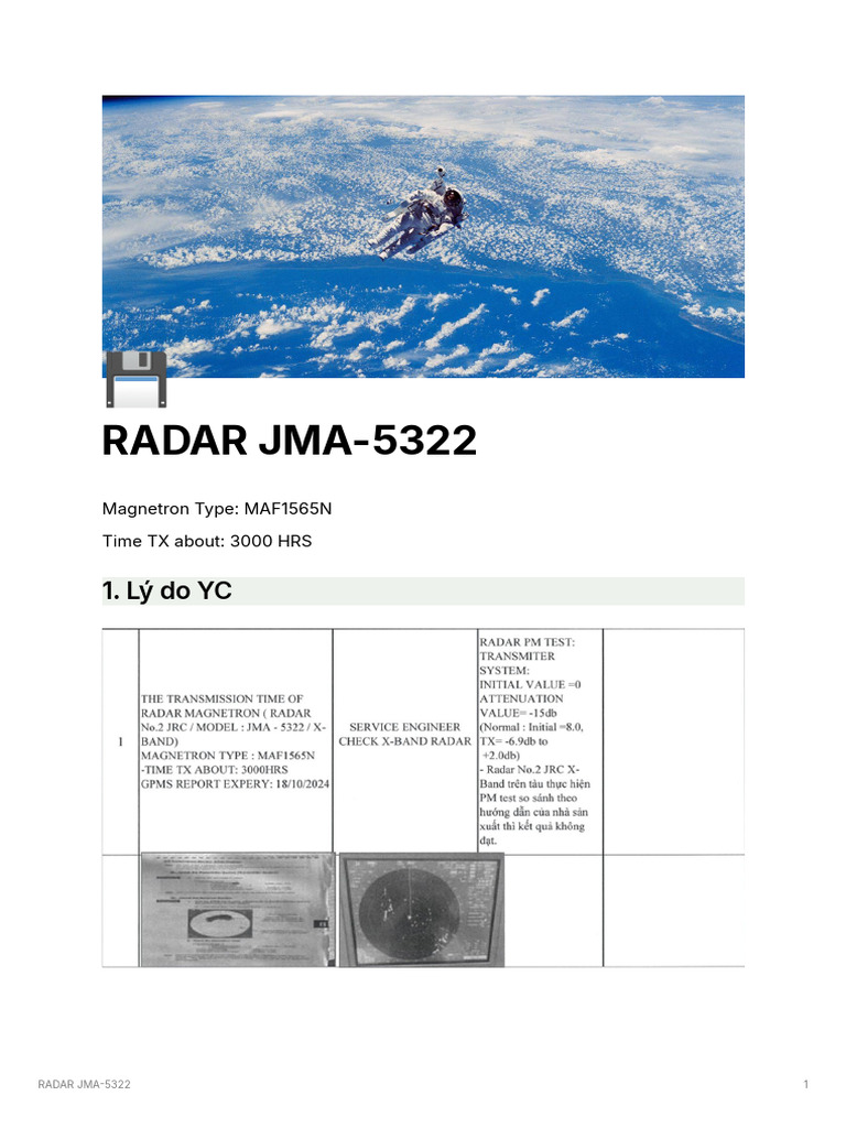 HOW TO CHECK RADAR PERORMANCE | PDF