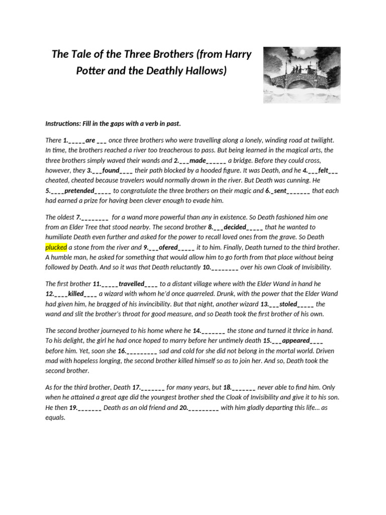 Three Brothers Tale: A Magical Journey | PDF | Traditional Stories ...