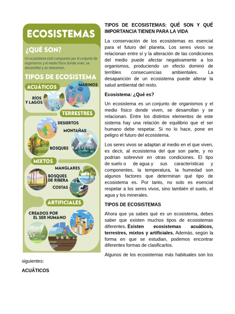 ECOSISTEMAS y RECURSOS NATURALES | PDF | Desierto | Ecosistema